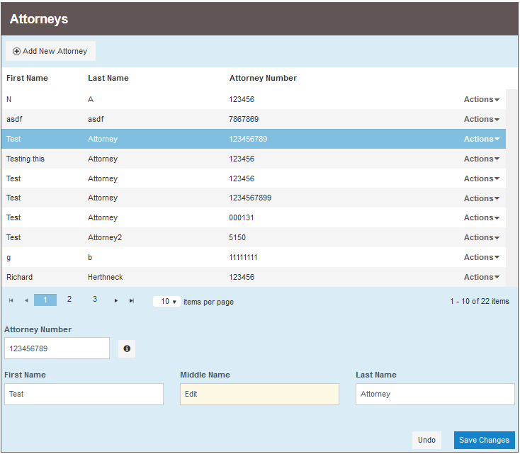 FIRM ADMINS: How To Edit Attorney Information – eFile