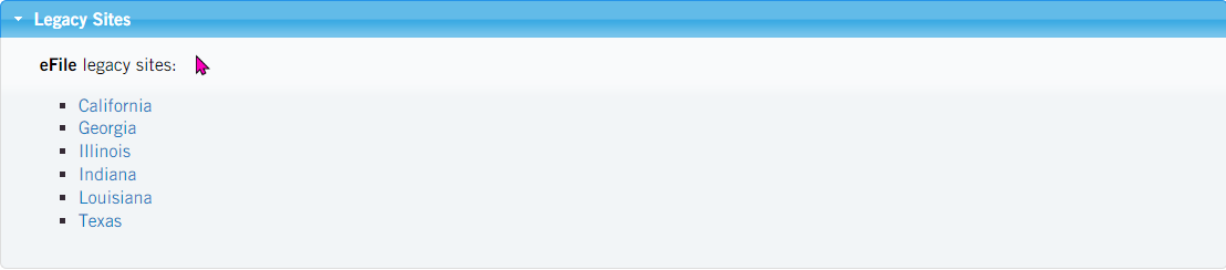 What is the Web Address? – eFile