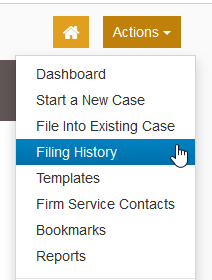 How to View All Filings in a Firm Account Using the Filing History – eFile